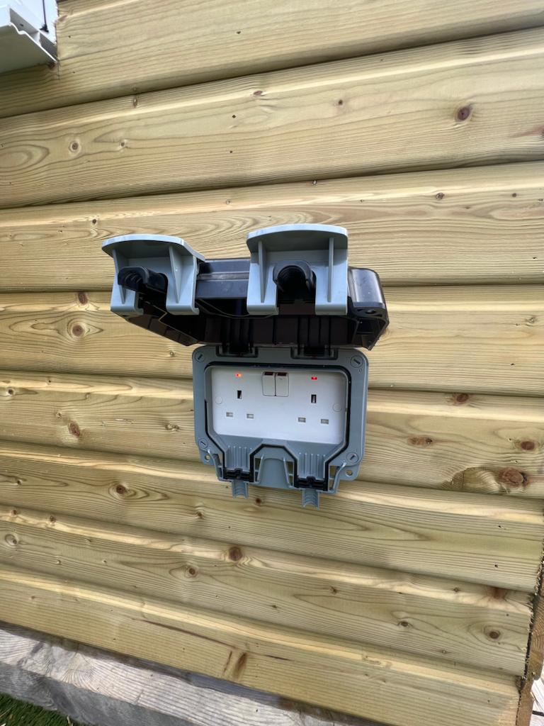 Outside sockets Electrician | Precision Electrical Services Limited
